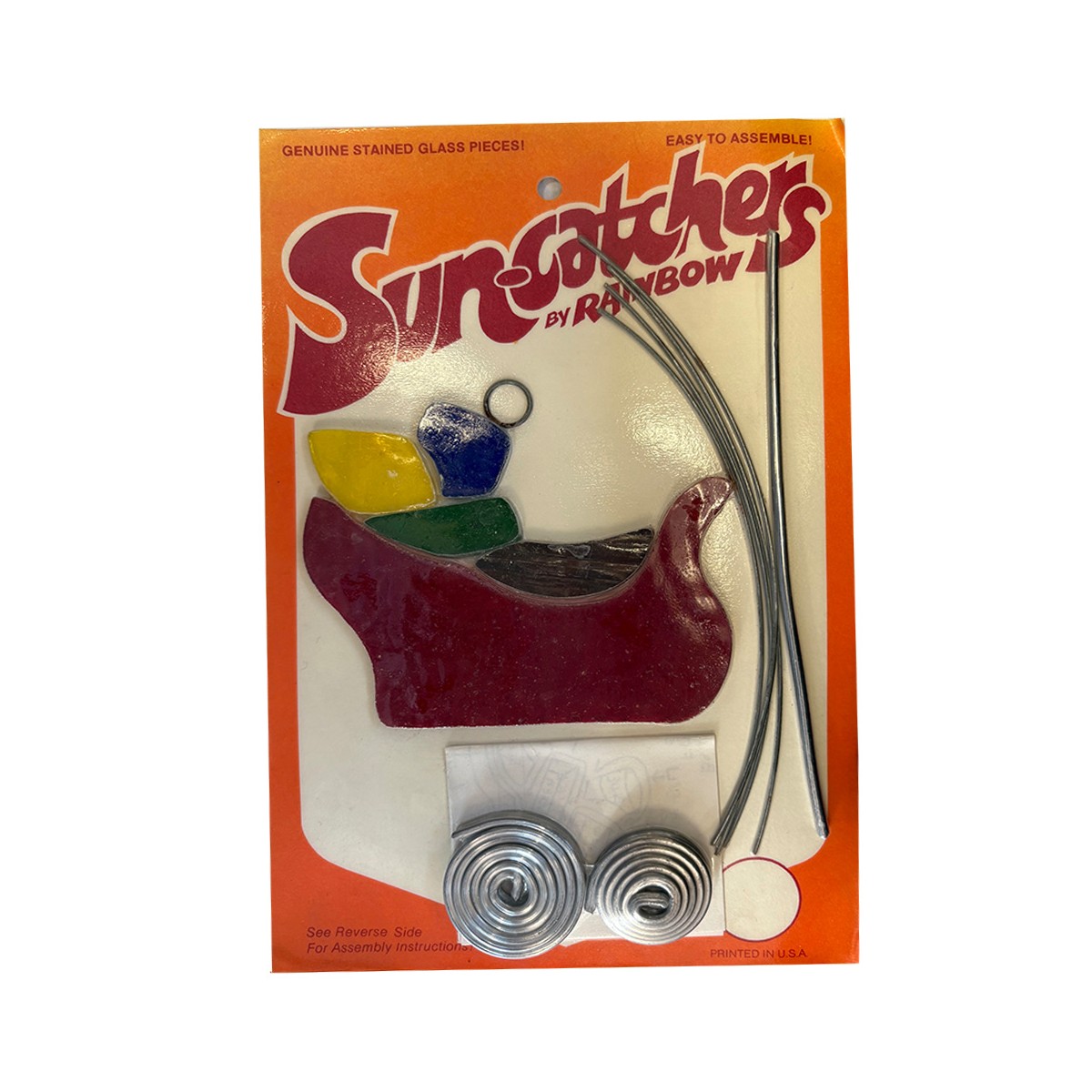 92013-Sled Suncatcher BOGO | Rainbow Art Glass