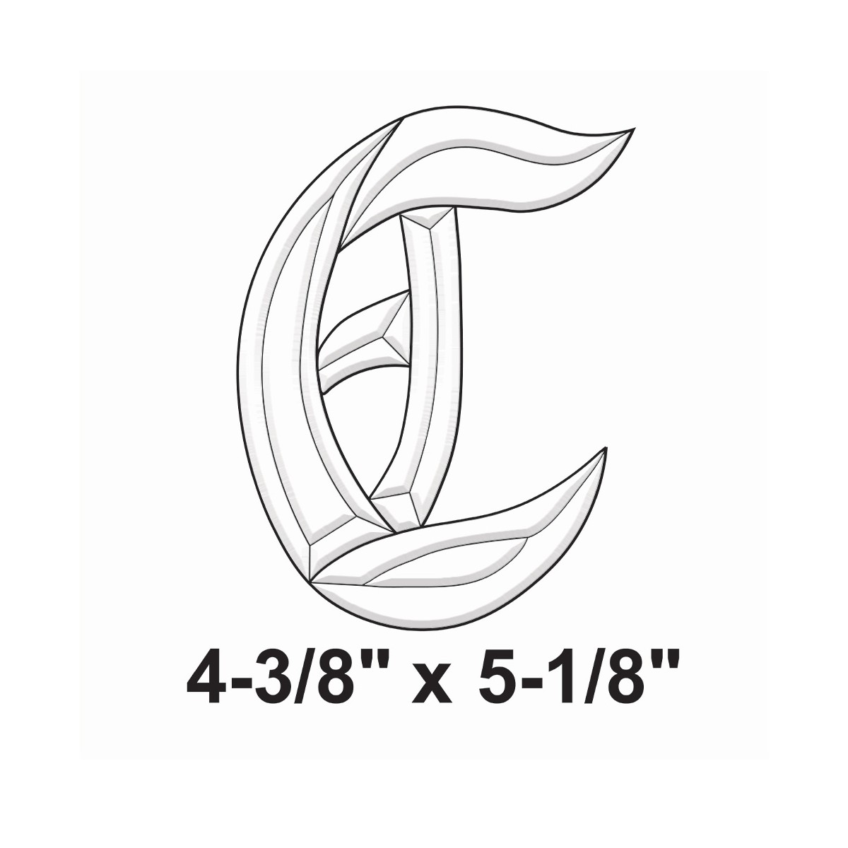 Beveled Glass Letters & Numbers - Glass Bevel Cluster | Rainbow Art Glass