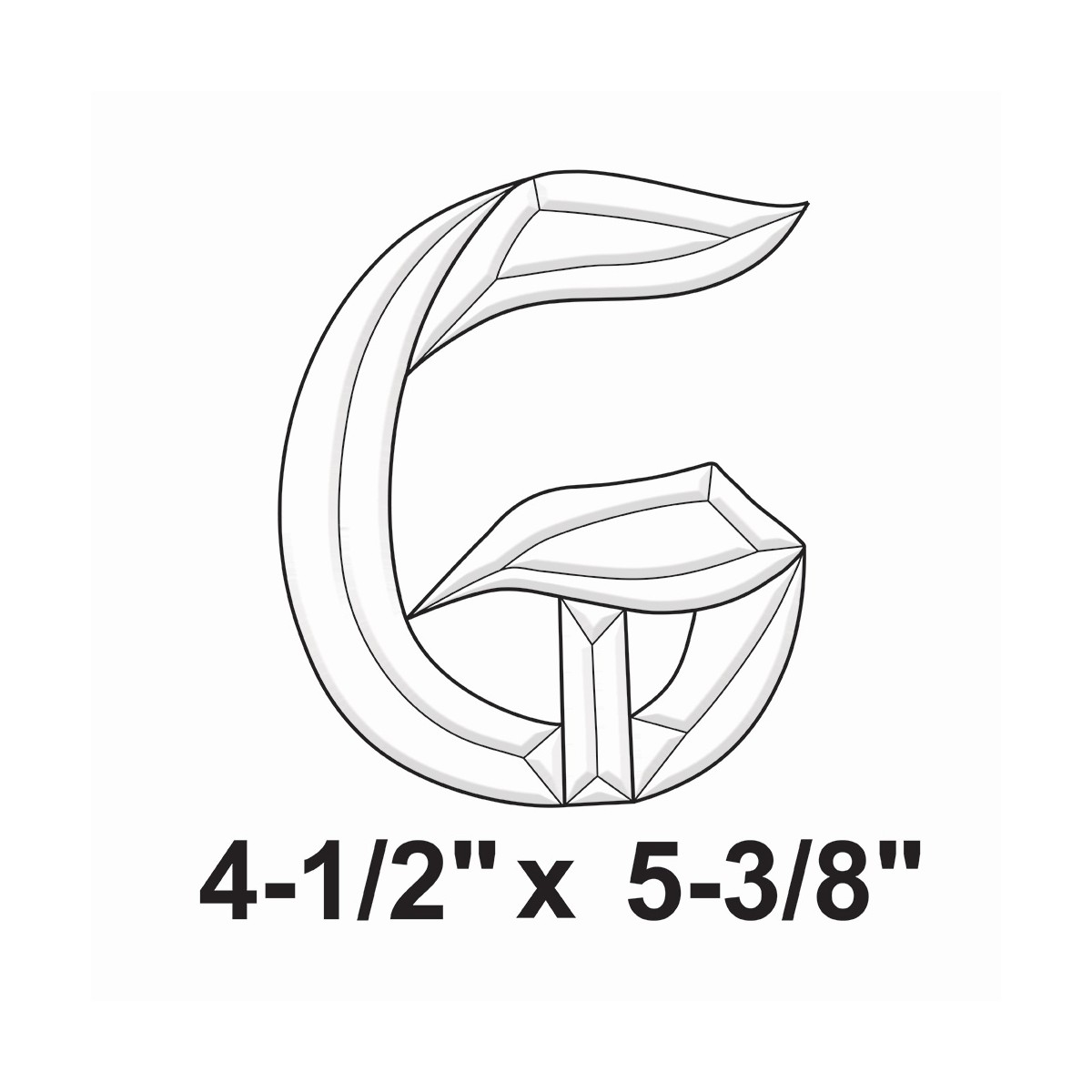 Beveled Glass Letters & Numbers - Glass Bevel Cluster | Rainbow Art Glass