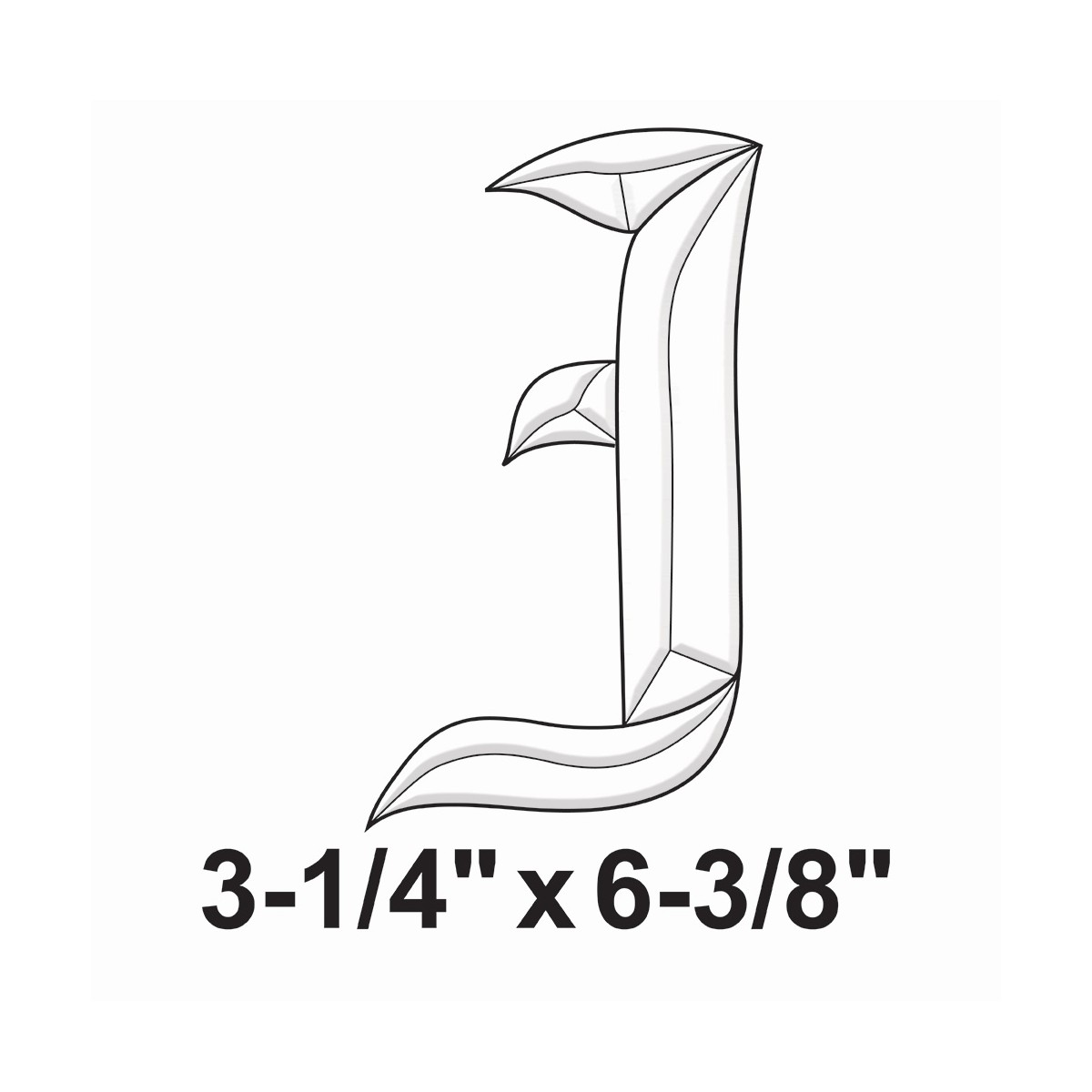 Beveled Glass Letters & Numbers - Glass Bevel Cluster | Rainbow Art Glass