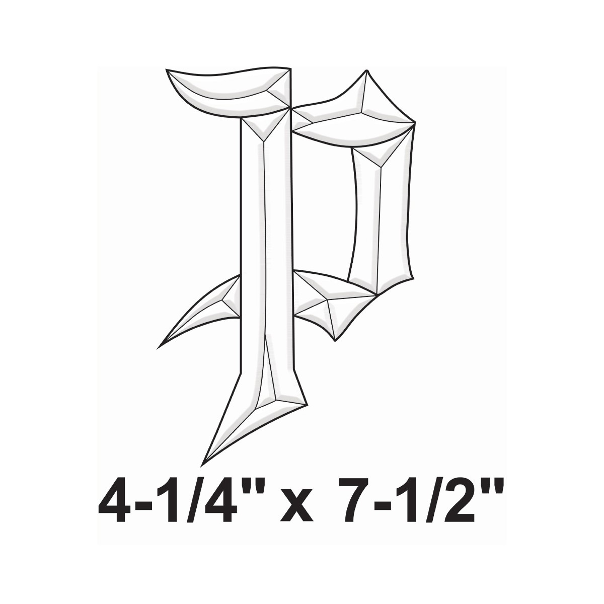 Beveled Glass Letters & Numbers - Glass Bevel Cluster | Rainbow Art Glass