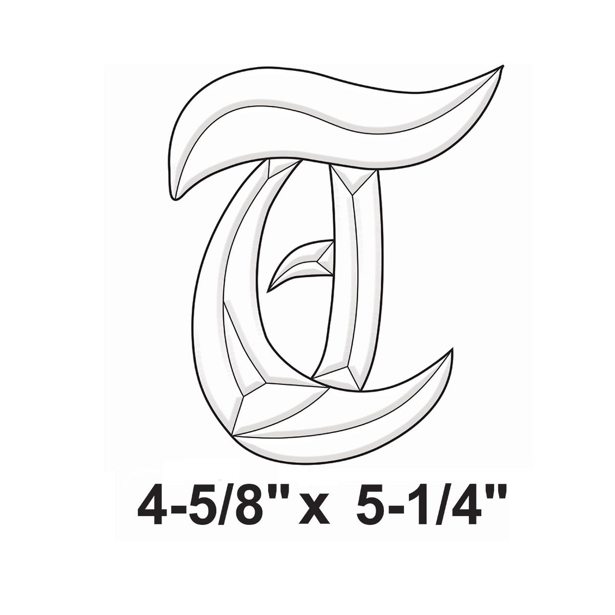 Beveled Glass Letters & Numbers - Glass Bevel Cluster | Rainbow Art Glass