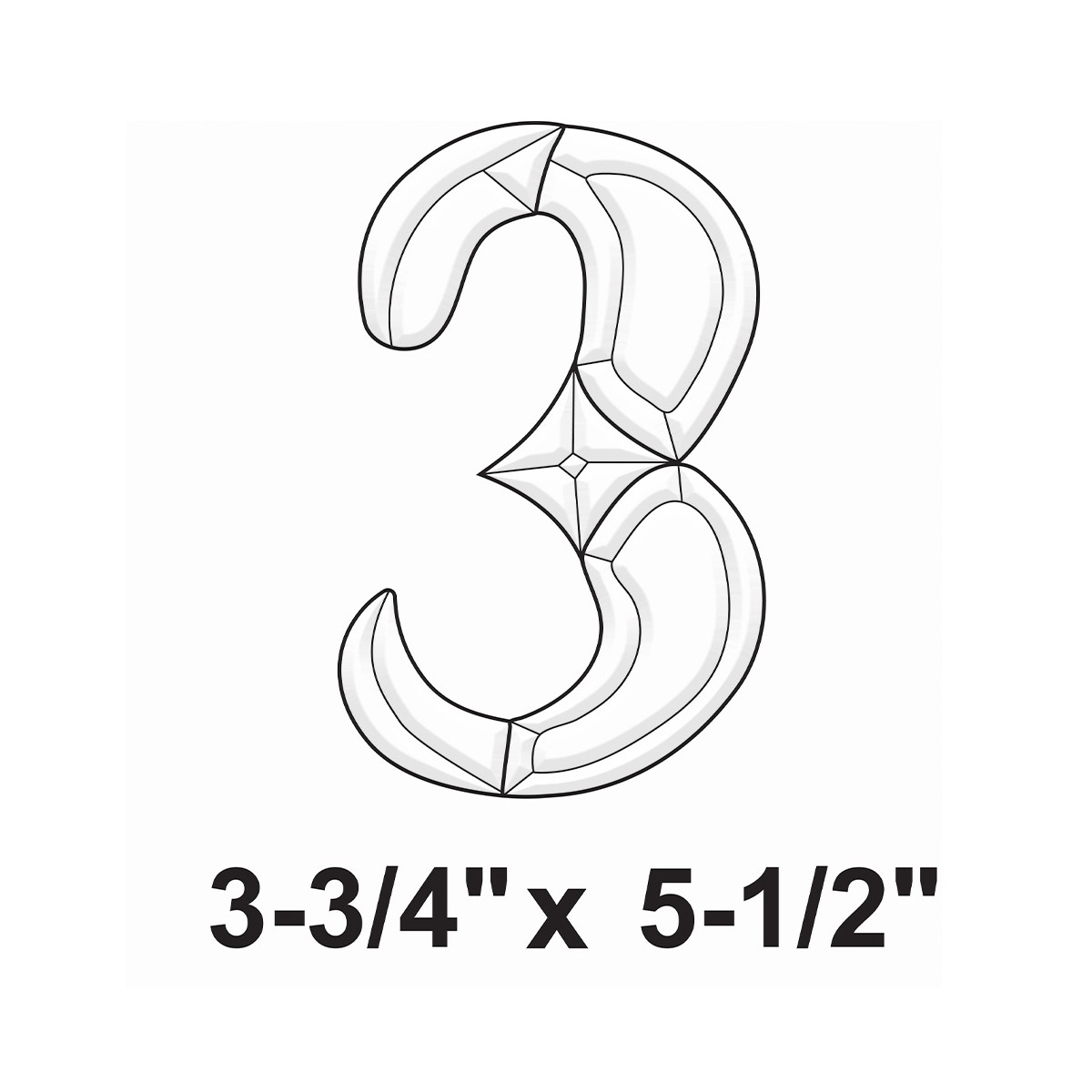 Beveled Glass Letters & Numbers - Glass Bevel Cluster | Rainbow Art Glass