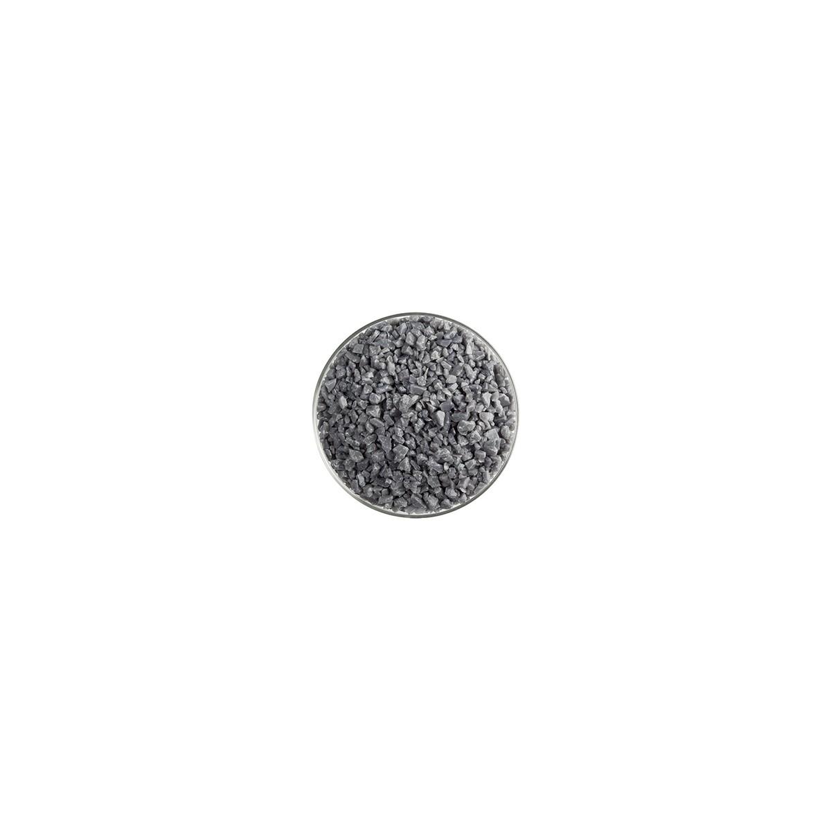 BU023693F - Bullseye Frit Coarse Slate Gray Opal 5oz Jar - 90 COE ...