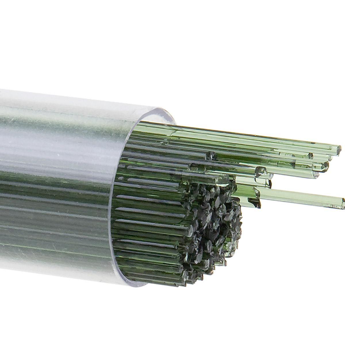 BU114107 - Bullseye 1MM Olive Green Transparent Stringers 90 COE ...