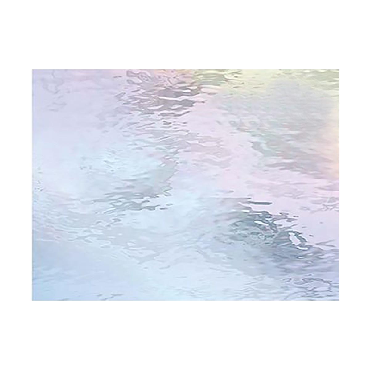 SFI100WH - Oceanside Clear Waterglass Iridized 96 COE | Rainbow Art Glass