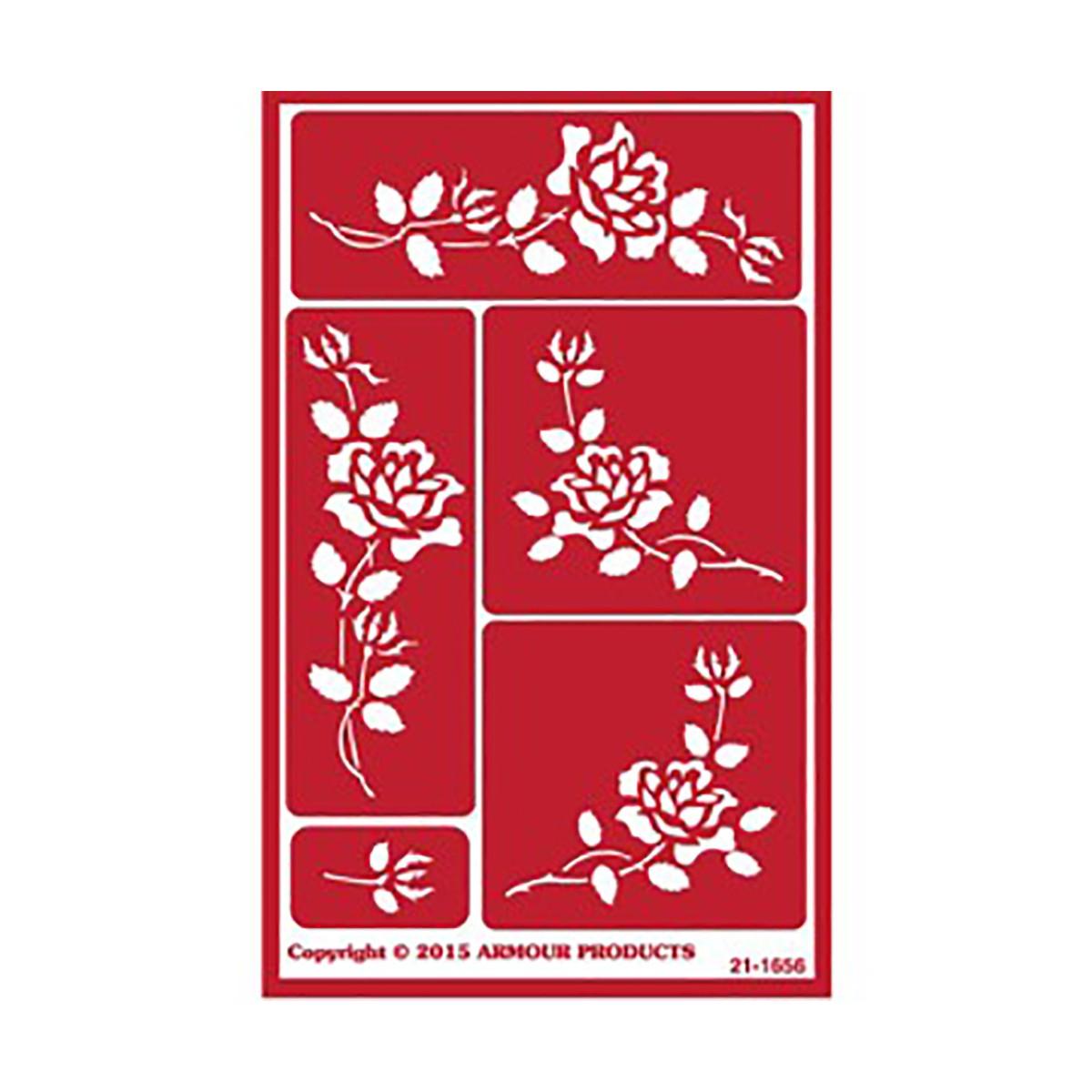 93003 - Etching Stencil Hawaiian Hibiscus | Rainbow Art Glass