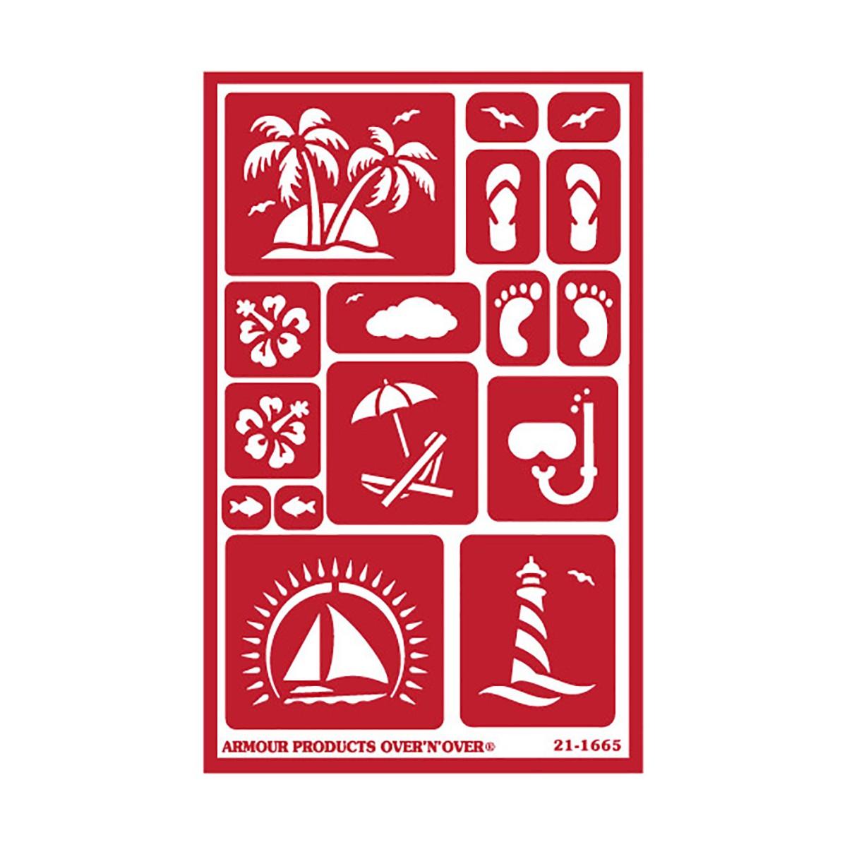 93011 - Etching Stencil Paradise | Rainbow Art Glass