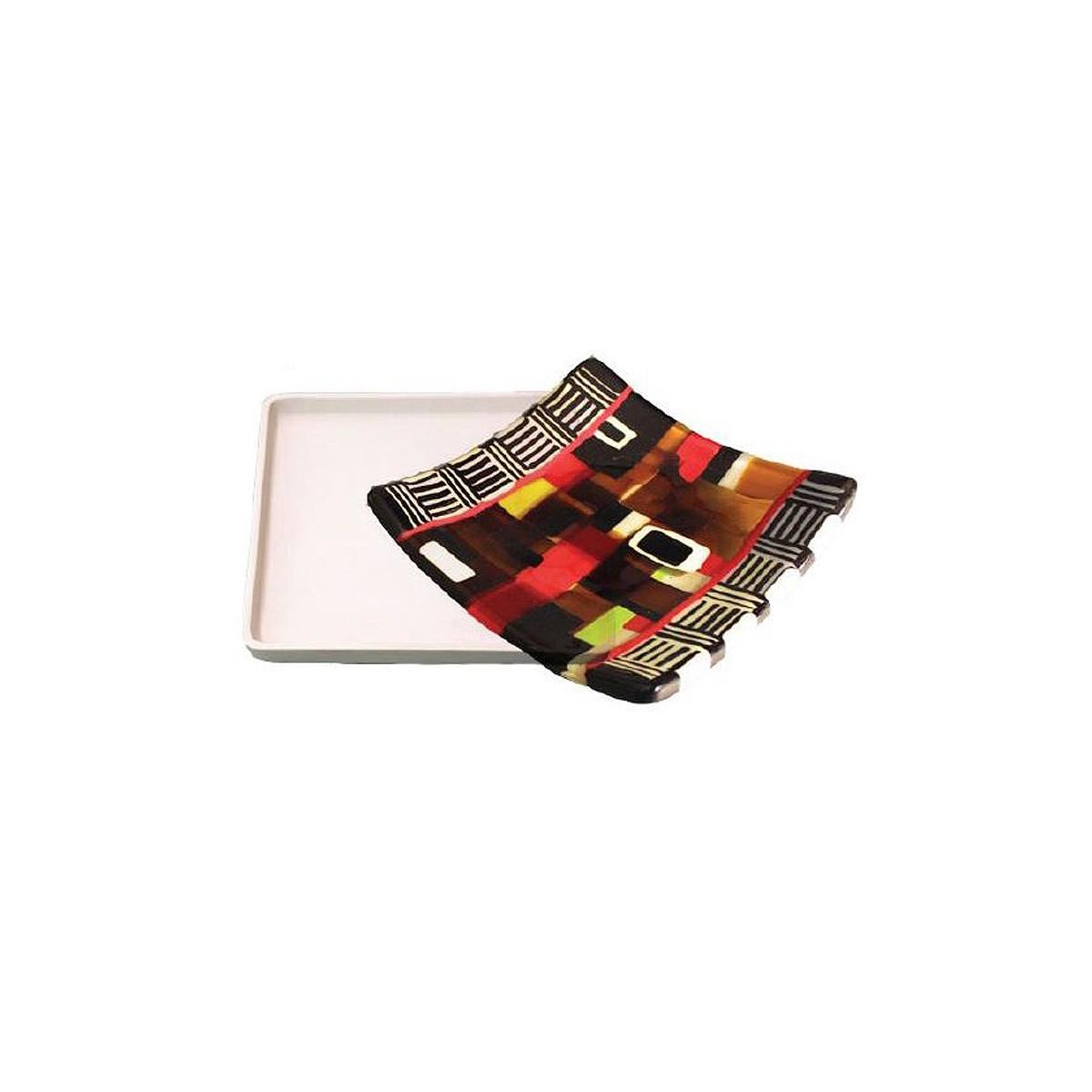 47277-Patty Gray Square Dam Mold | Rainbow Art Glass