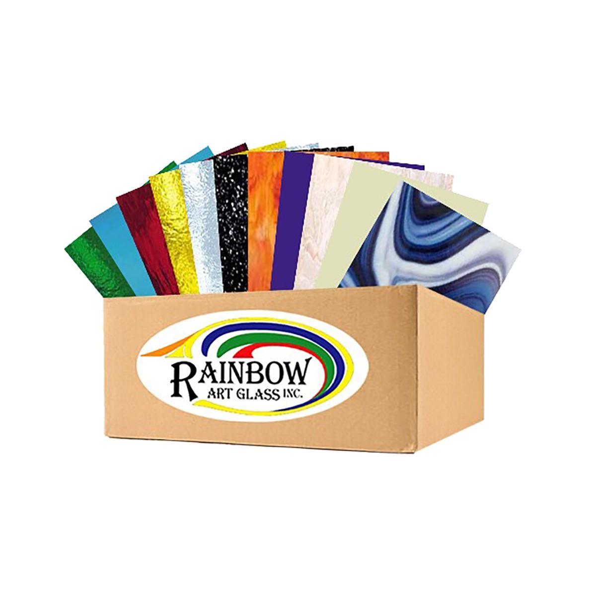 70508- Rainbow Value Oceanside 96 COE Fusible Glass Pack | Rainbow Art ...
