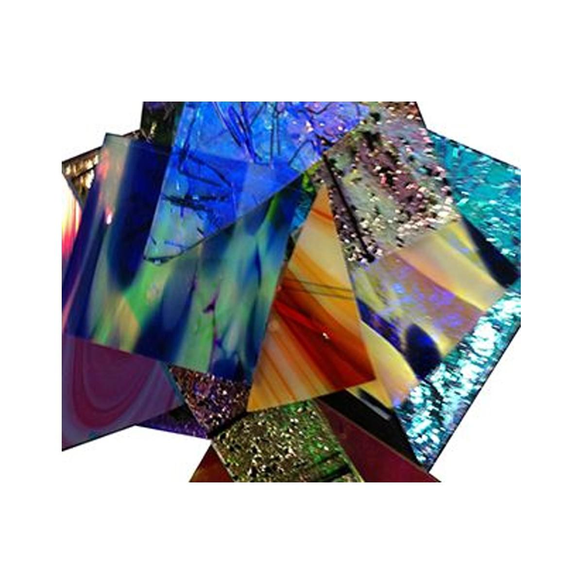 74598- 1lb. CBS Dichroic Glass Jewelry Pack Special Standard 90 COE ...