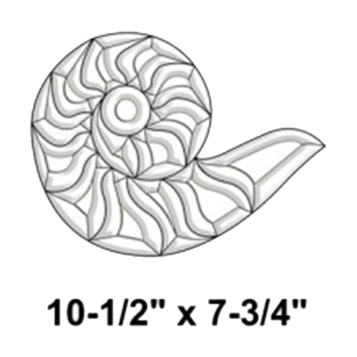 EC300-Exquisite Cluster Snail Shell | Rainbow Art Glass