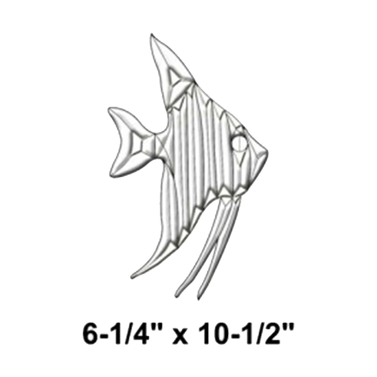 EC301-Exquisite Cluster Angel Fish | Rainbow Art Glass