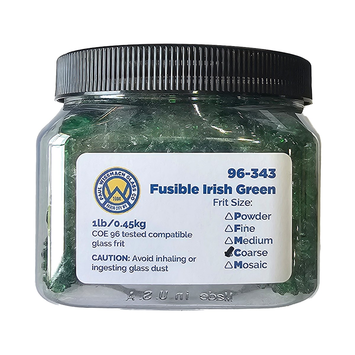 Wissmach Fusible Glass Frit - 96 COE Glass | Rainbow Art Glass