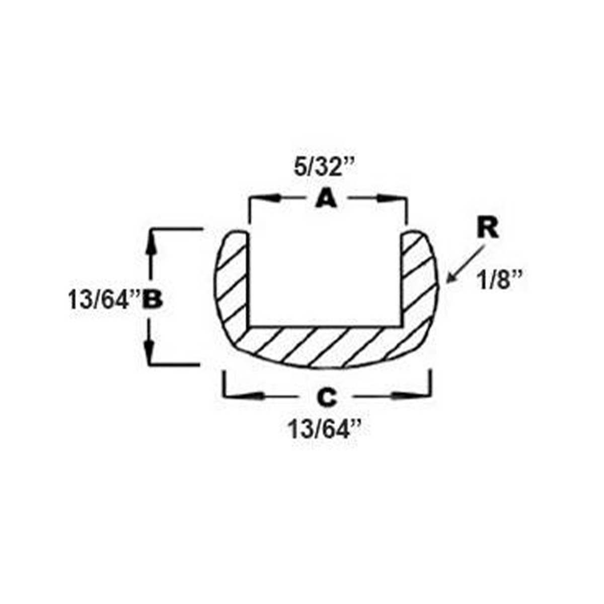 2215-Cascade 15lb. Spool 3/16" Round U Lead Came (RU80) | Rainbow Art Glass