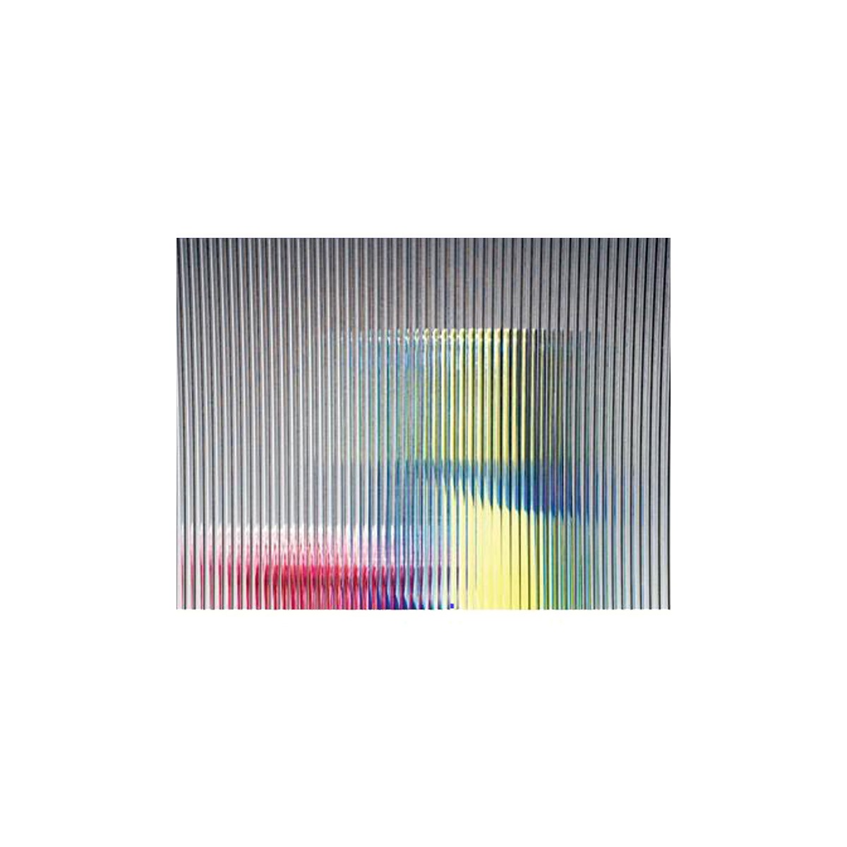 SF100QRH - Oceanside Clear Quarter Reed 96 COE | Rainbow Art Glass