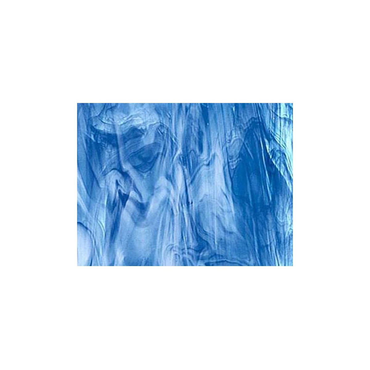 SF6337H - Oceanside Sky Blue/Dark Blue/White 96 COE | Rainbow Art Glass