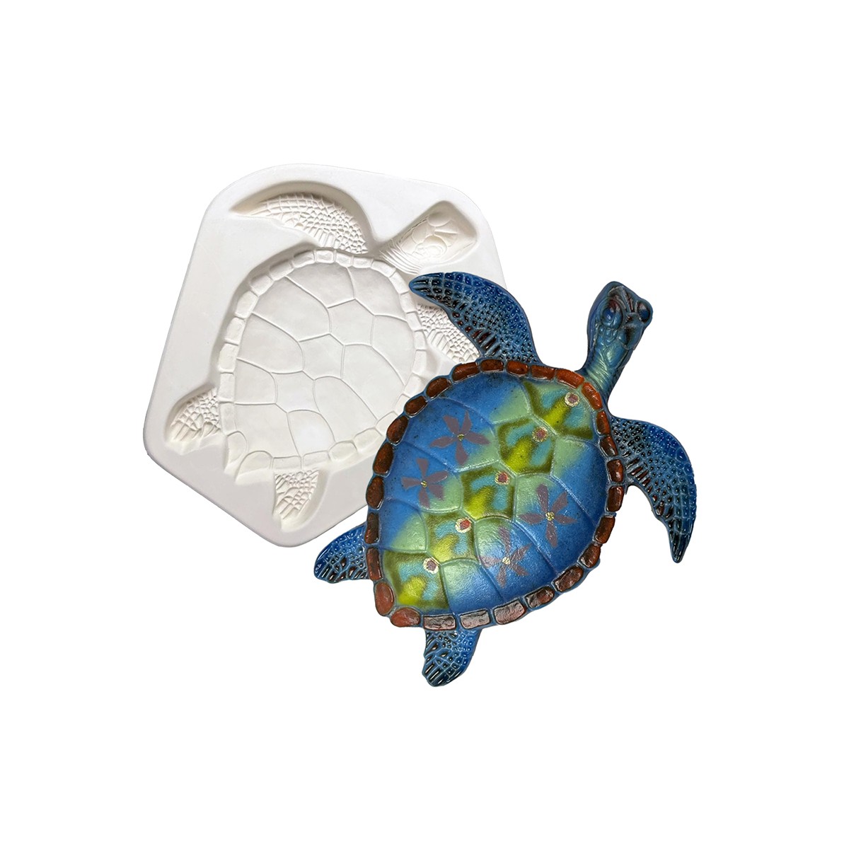 47694- Large Turtle Frit Mold | Rainbow Art Glass